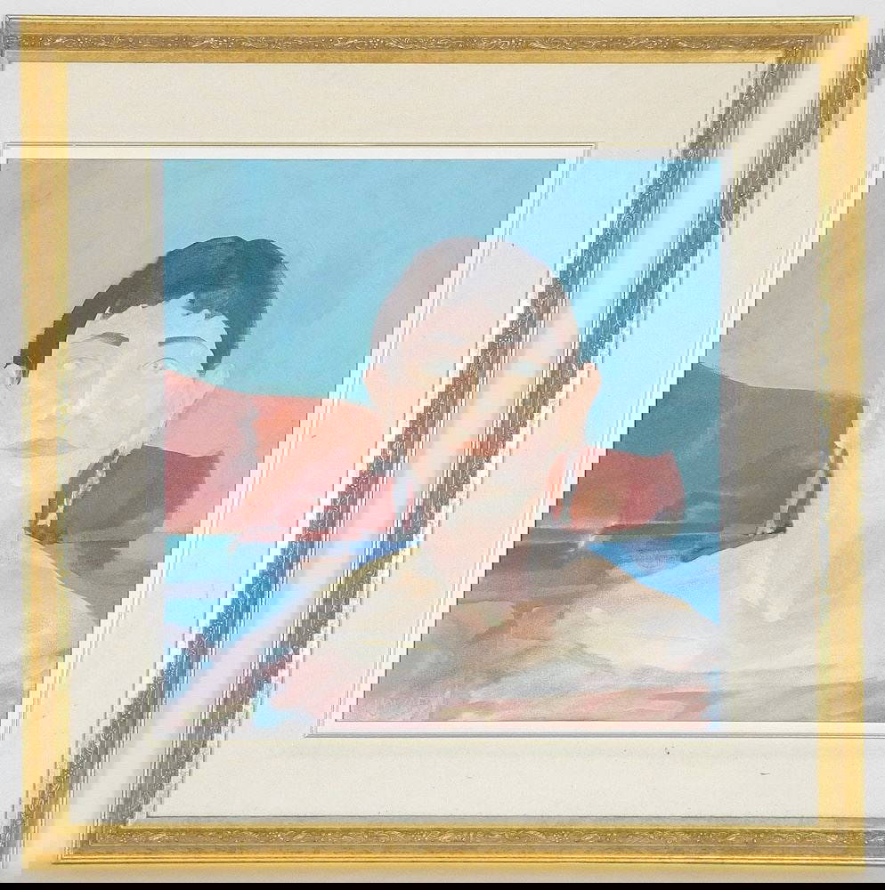 Oil On Canvas Signed Howarth, 20" X 19 1/2", "portrait". Auction