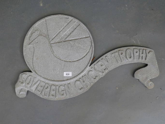 A Mid C20th Advertising Sign 'sovereign Chicken
