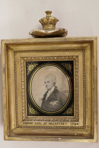 An Engraved Portrait Of George Earl Of Macartney In
