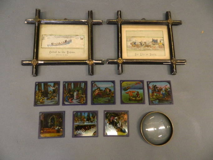 A Pair Of C19th Stevengraphs In Original Frames,