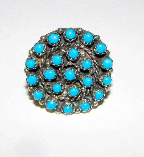 Vintage Zuni Sterling Snake Eye Turquoise Ring - Oct 27, 2019 ...