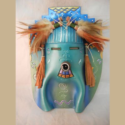 NAVAJO CEREMONIAL MASK. RARE