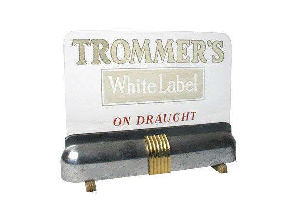 Trommer's Beer Sign.