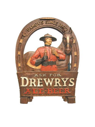 Drewry's Beer Sign.