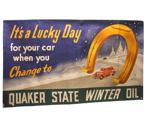 Quaker State Banner.