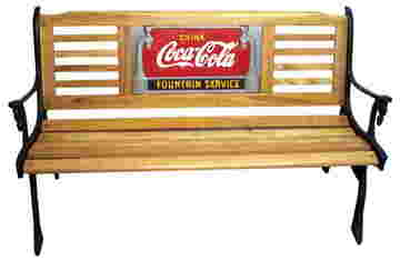 Coca-cola Park Bench. - Jun 10, 2006 | Randy Inman Auctions Inc. in ME