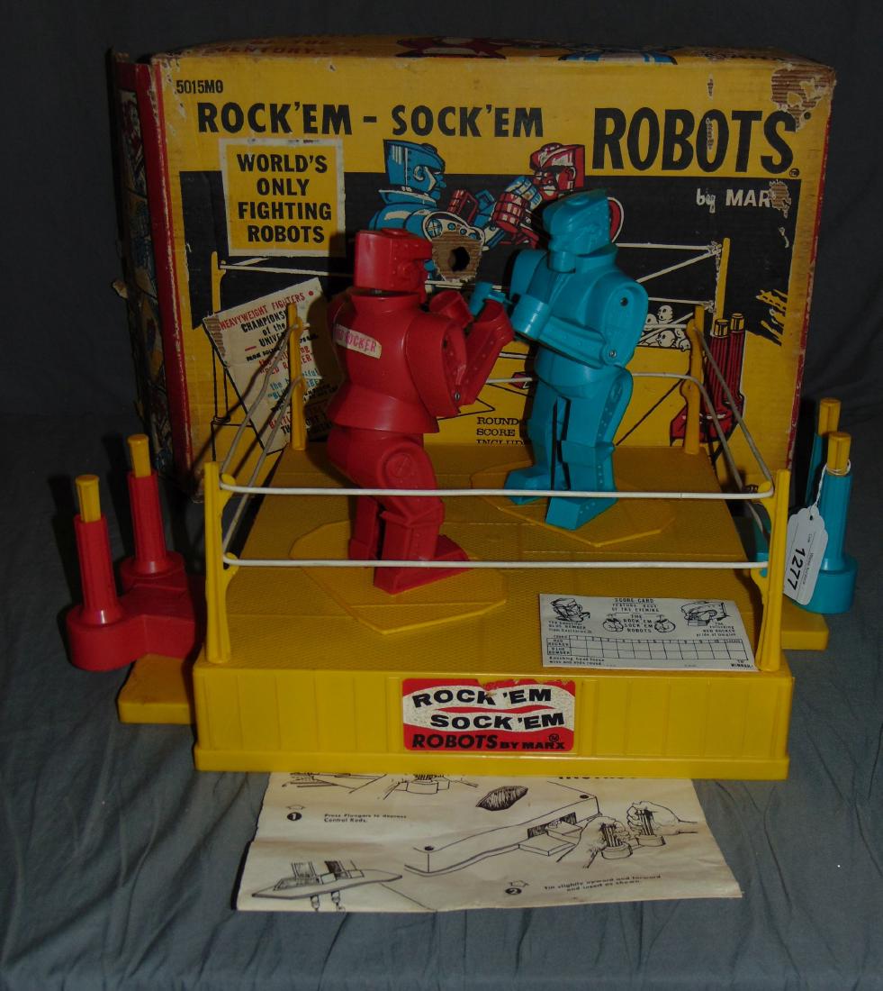 Vintage Boxed Marx Rock 'em Sock 'em Robots