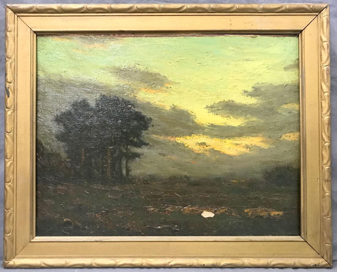 Charles Warren Eaton (1857 - 1937) Oil on Board.
