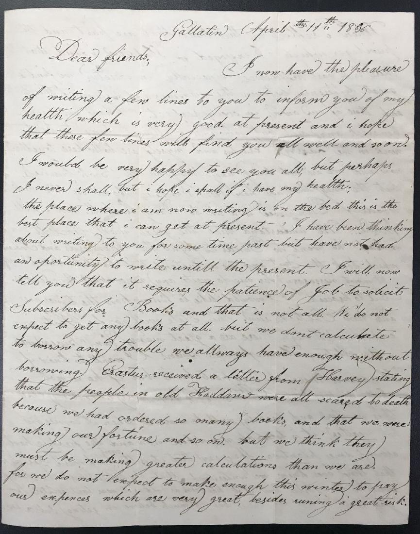 Rare, 1836 Davy Crockett "suicide" Letter