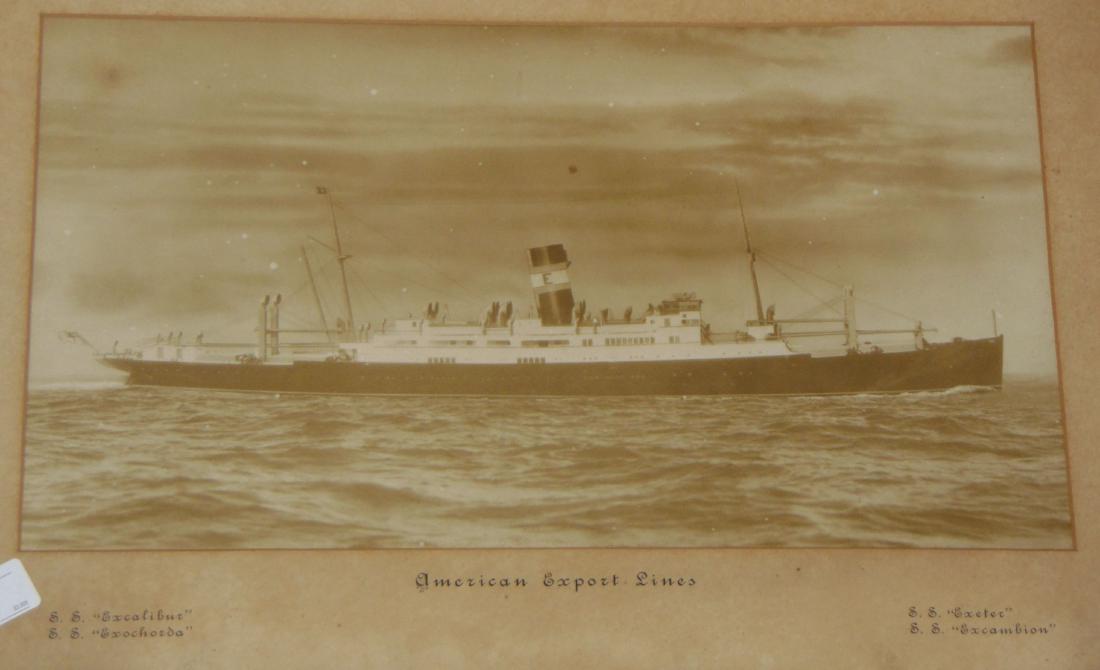 American Export Lines, Original Photo Ad