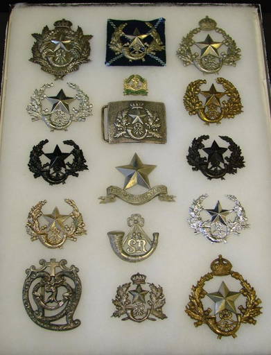 Collection Of Cameronian Badges