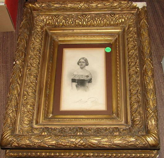 Framed Jenny Lind Engraving