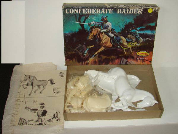 1958 Aurora Confederate Raider Model Kit