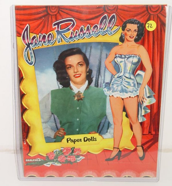 Vintage Jane Russell Paper Doll Book