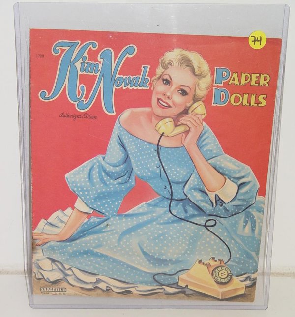 Vintage Kim Novak Paper Dolls