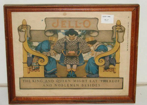 Maxfield Parrish King & Queen Jello Ad 1922