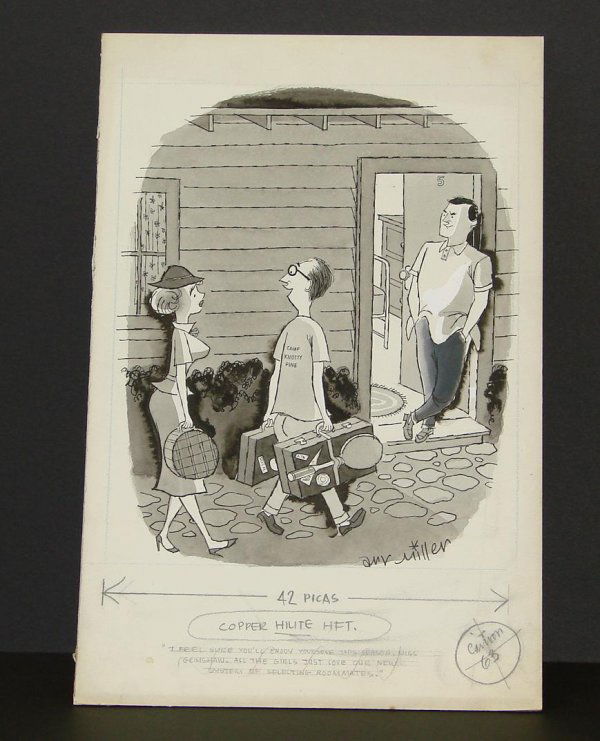 150: FLING MAGAZINE. ARV MILLER. CARTOON ART.