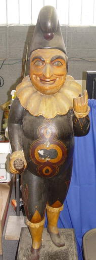 19th Century Punch Cigar Store Statue