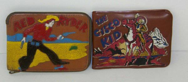 1950's Western Wallets Red Ryder & Cisco Kid