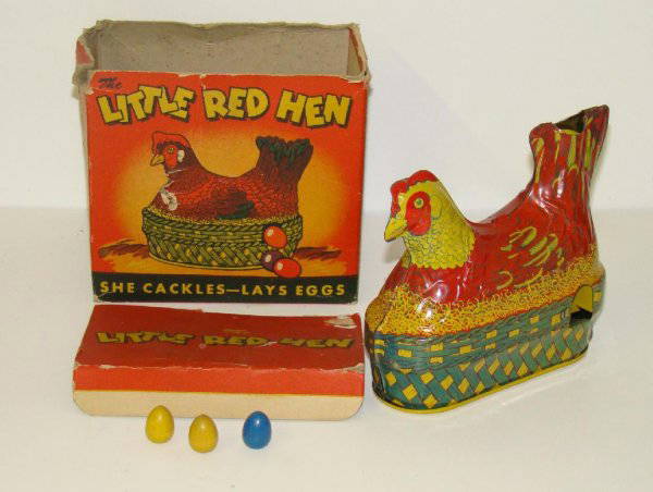 VINTAGE TIN WIND-UP LITTLE RED HEN TOY - Jan 26, 2008 | Weiss Auctions ...