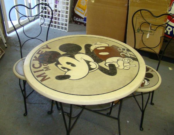Mickey Mouse Bistro Table & Chairs