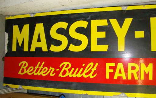 2377 Lg Massey Harris Porcelain Sign