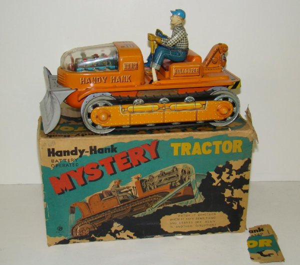 193: BOXED BATTERY OP HANDY HANK MYSTERY TRACTOR
