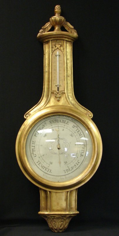 ANTIQUE PF BOLLENBACH THERMOMETER-BAROMETER - Sep 19, 2008 | Weiss ...