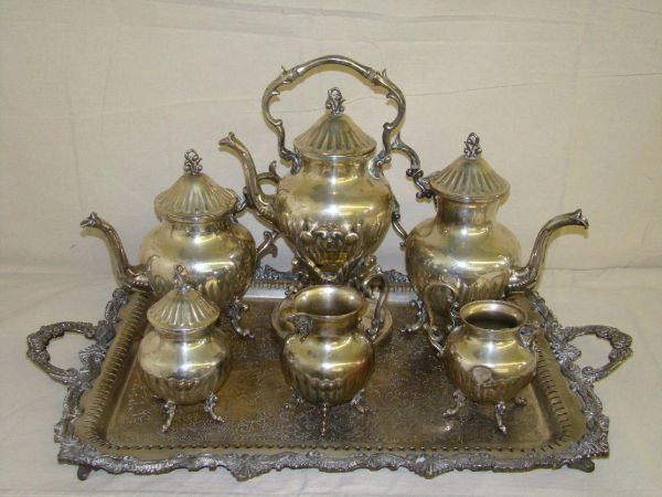 7 Pc. Birmingham Silver Co. Tea Set