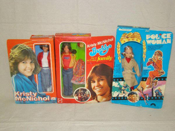 3 Mint In Box Tv Character Dolls