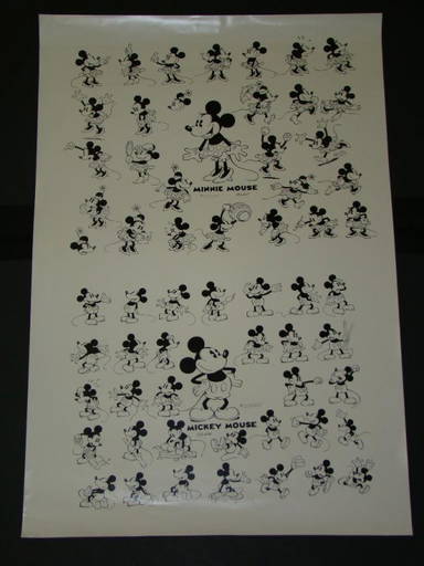 Mickey & Minnie Mouse Model Sheets Stat