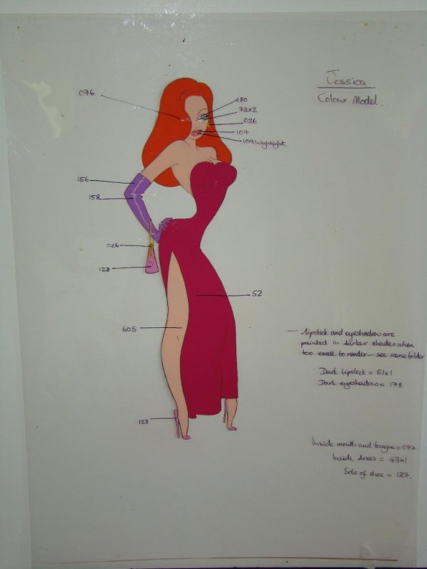 2019: Jessica Rabbit Color Model Cel