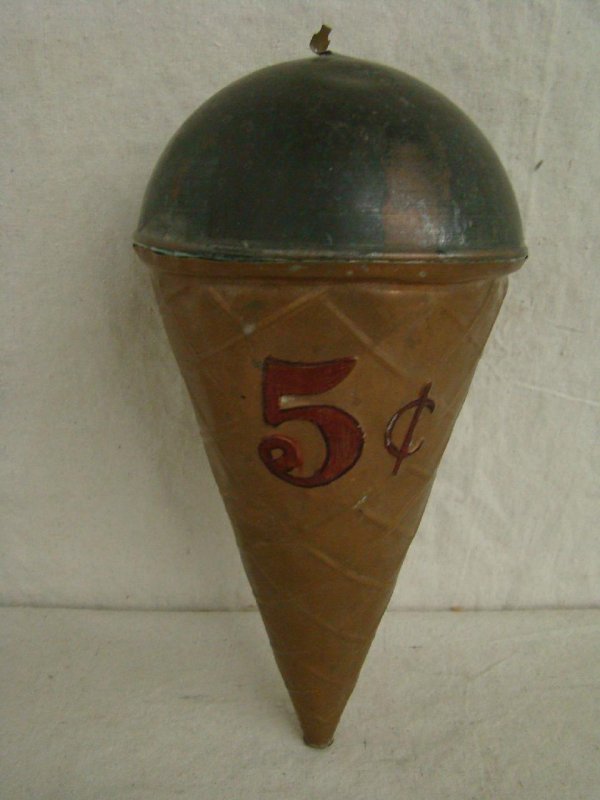 Copper Ice Cream Cone