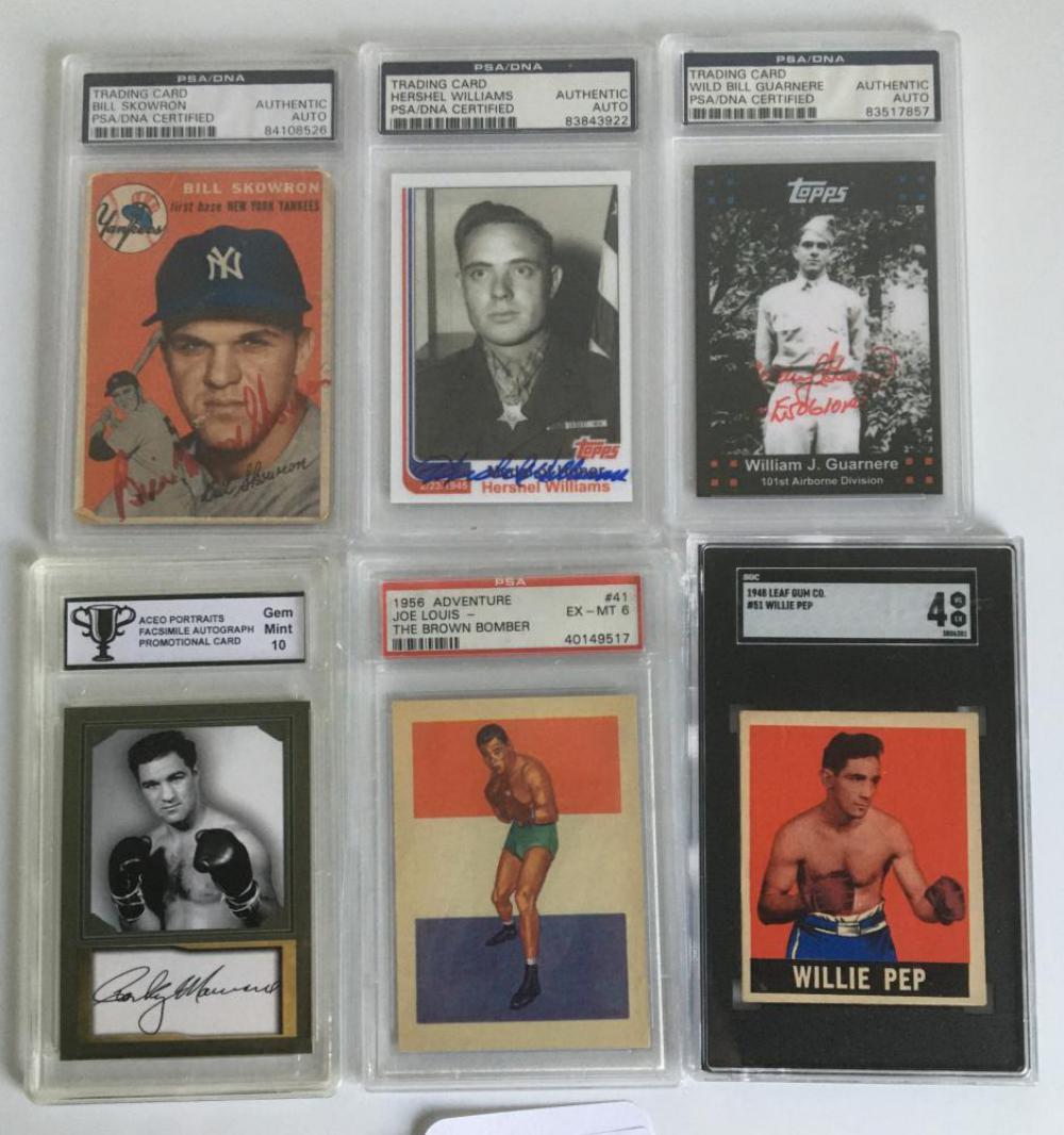 Mixed Sports Card Lot Includes Signed Cards.