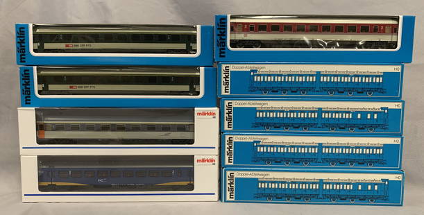 Boxed Marklin Ho Tee Passenger Cars