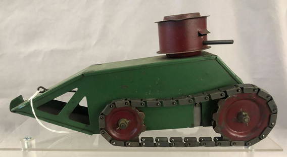 1920's Structo Wind Up Tank