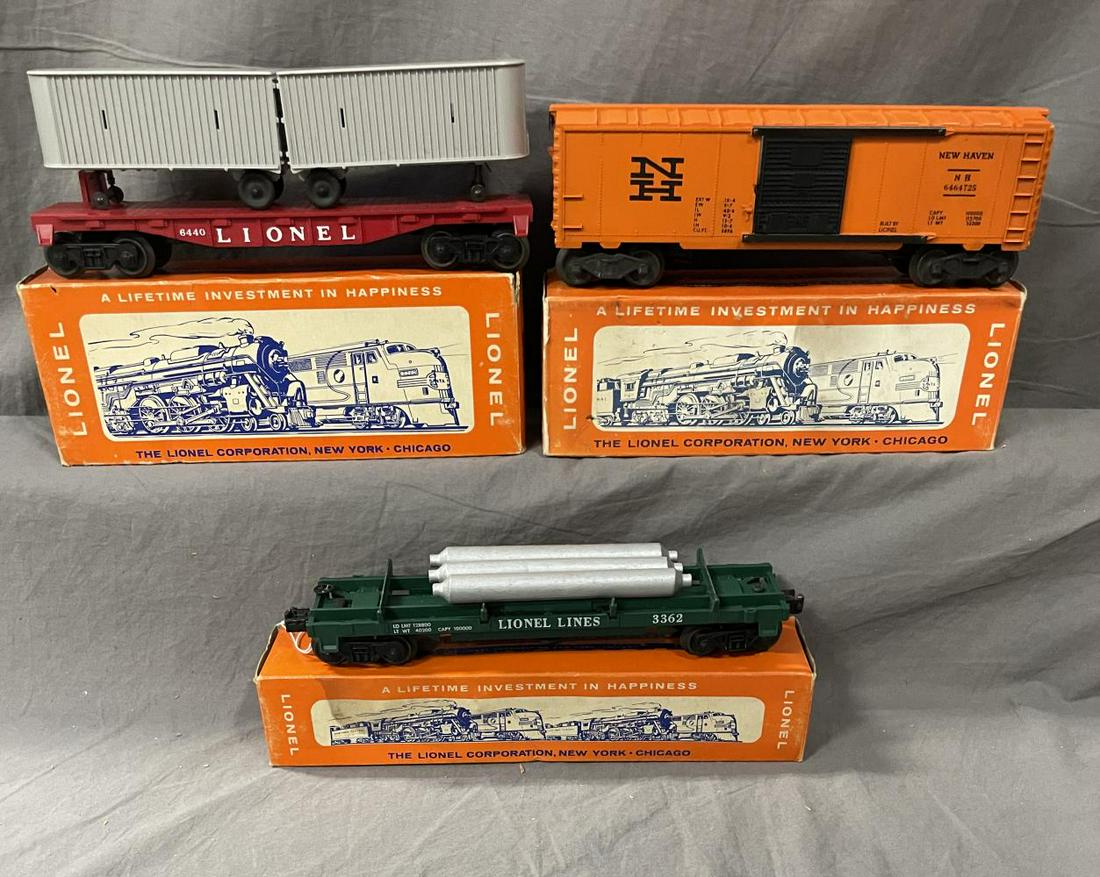 3 UNRUN Lionel Freight Cars - May 26, 2021 | Weiss Auctions in NY