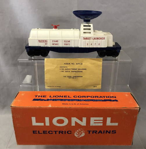 Mint Boxed Lionel 3470 Target Launcher