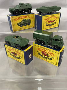 Matchbox Collectibles, Military Vehicles, Boxed Nos