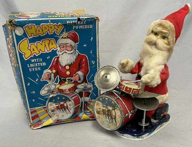 Boxed Alps Happy Santa Drummer