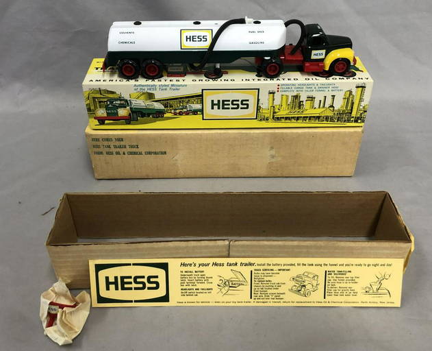 1964 Hess Tanker Truck Trailer, W/orig Shipper Box