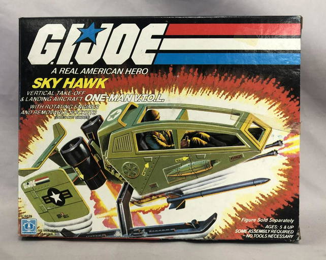 1984 MISB GI JOE Sky Hawk Aircraft Vehicle - Aug 11, 2021 | Weiss ...