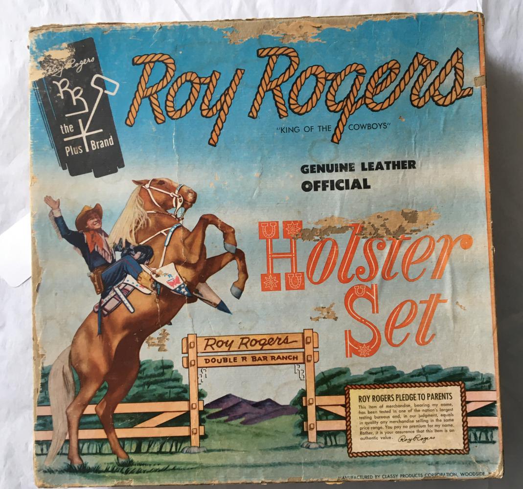 Roy Rogers Boxed Holster Set.
