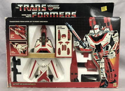 1986 Boxed Transformers G1 "jetfire", Complete