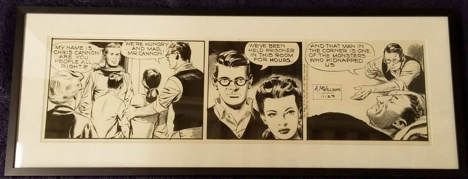 Al McWilliams, Twin Earths Orig Daily Strip Art (#0324) on Sep 29, 2021 ...