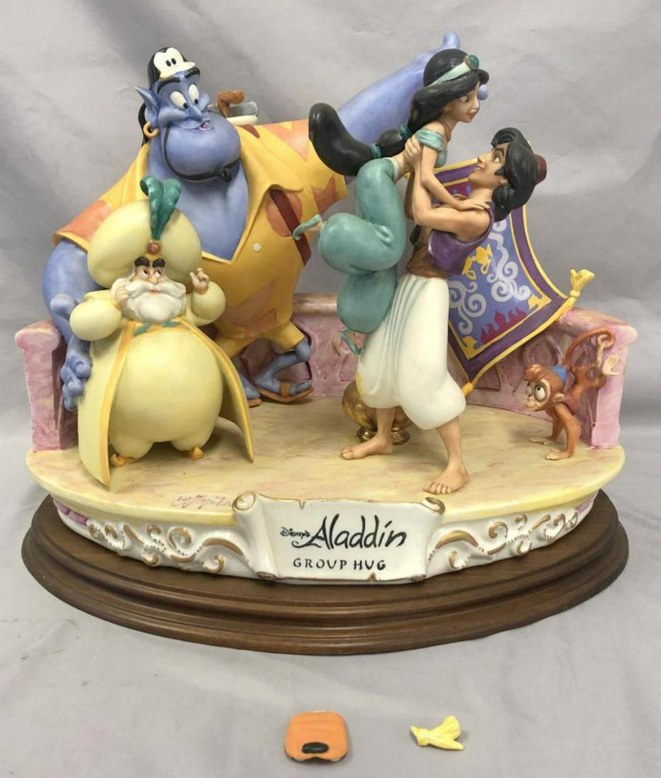 Disney Aladdin Group Hug, Capodimonte Sculpture (#0535) on Sep 29, 2021 ...