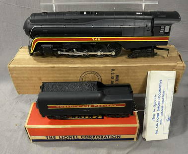 Lionel Mpc 8100 N&w J Steam Loco