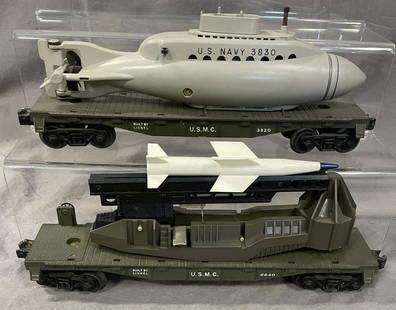 Unrun Lionel 3820 Olive Drab Usmc Flat