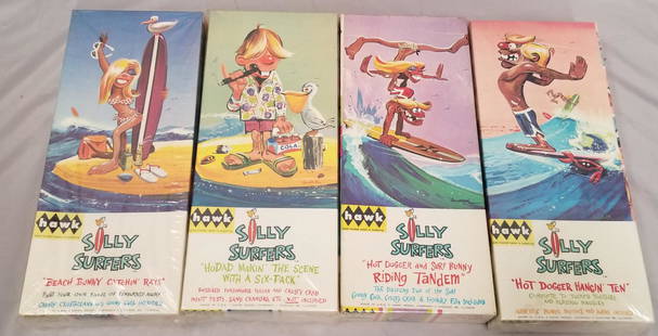1964 Hawk Silly Surfers And Weird Ohs Built Up Model Kit Parts