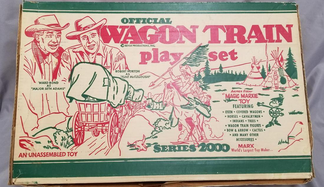 Rare Marx 4805 Wagon Train Playset